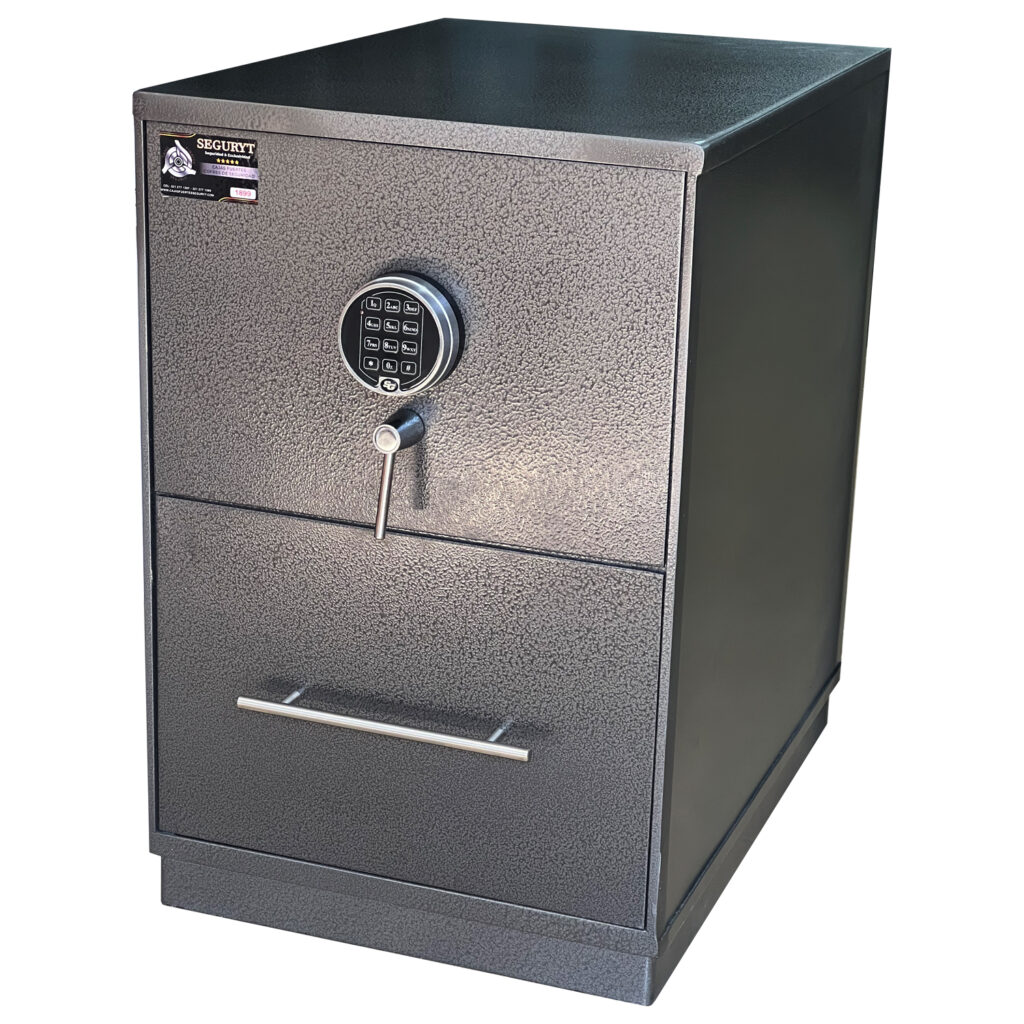 Archivador 2 Gavetas Alta Seguridad Clave Digital | Cajas Fuertes Y ...