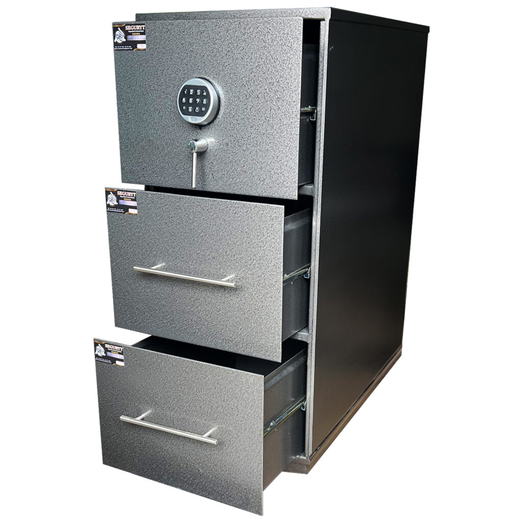 Archivador 3 Gavetas Alta Seguridad Clave Digital | Cajas Fuertes Y ...