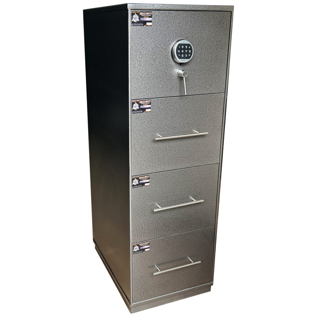 Archivador 4 Gavetas Alta Seguridad Clave Digital | Cajas Fuertes Y ...