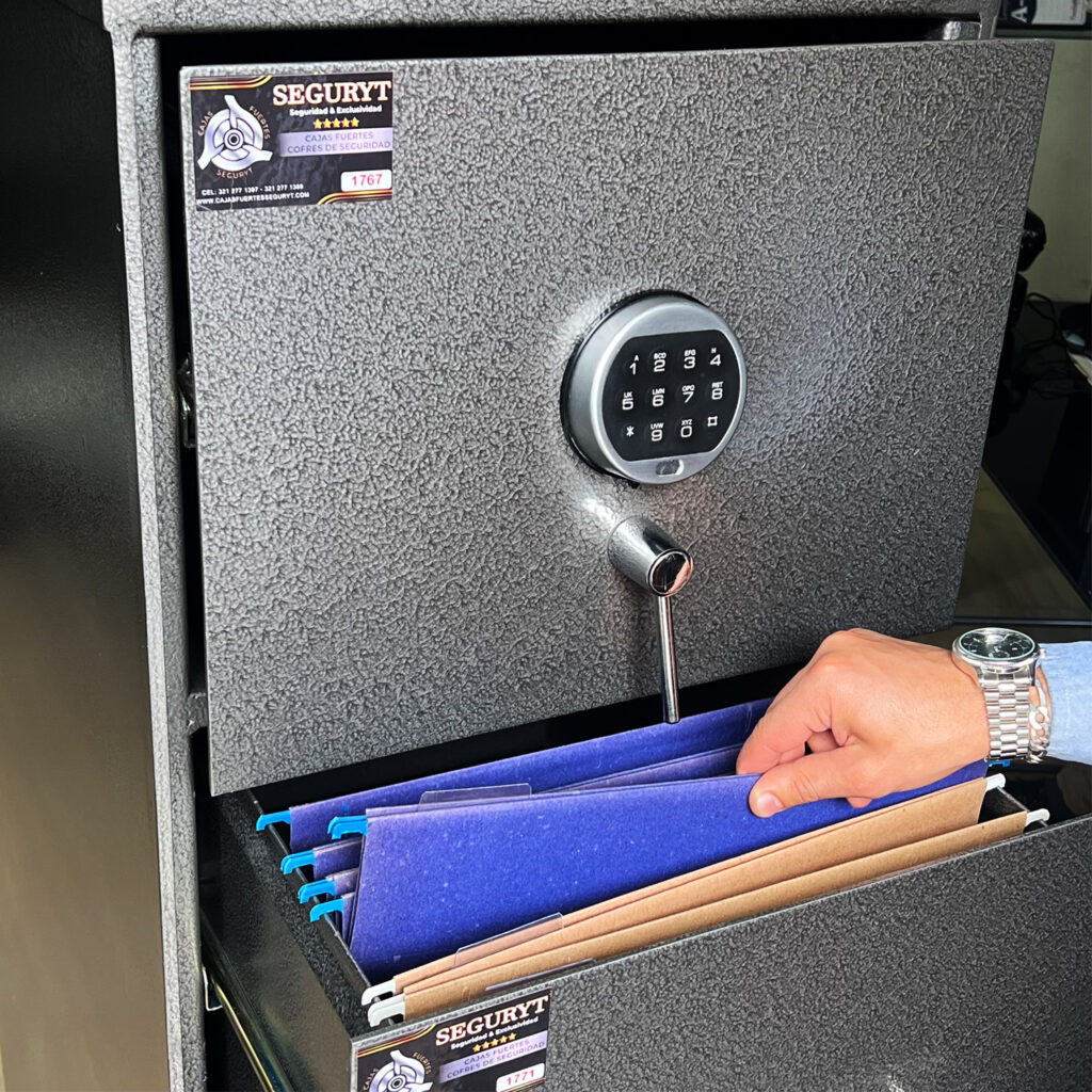 Archivador 4 Gavetas Alta Seguridad Clave Digital | Cajas Fuertes Y ...